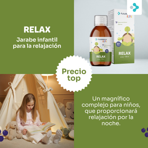 Relax – Jarabe para niños para relajación, 150 ml - FutuNatura.es