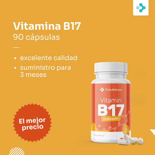 Vitamina B17, 90 cápsulas - FutuNatura.es