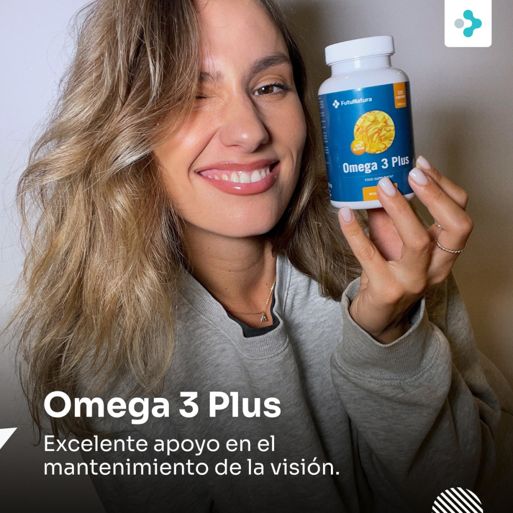 Omega 3 Plus 1000 mg, 120 cápsulas blandas - FutuNatura.es