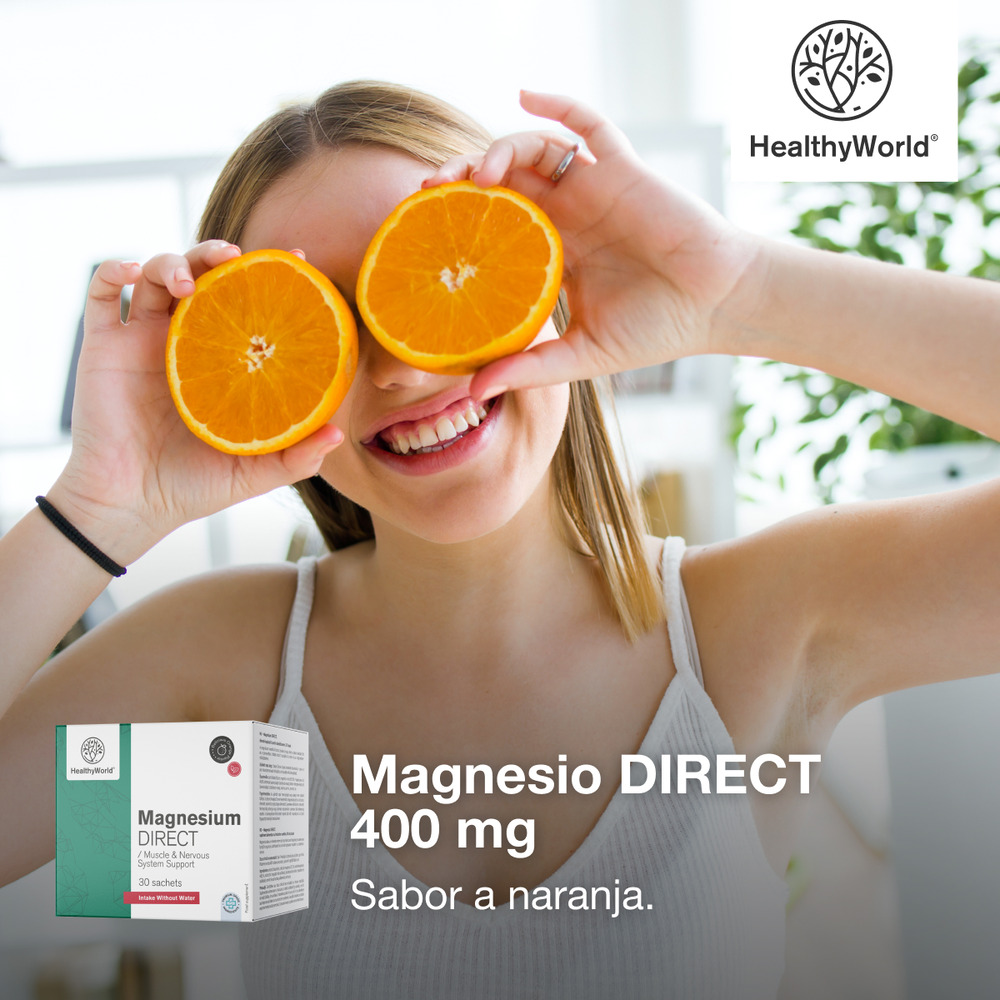 Magnesio DIRECT 400 mg, 30 sobrecitos - FutuNatura.es