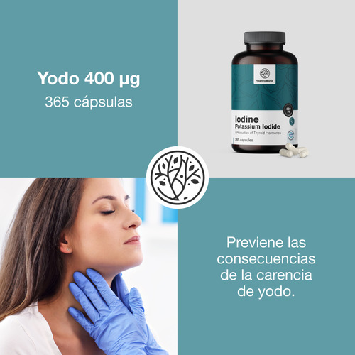 Yodo 400 µg, 365 cápsulas - FutuNatura.es