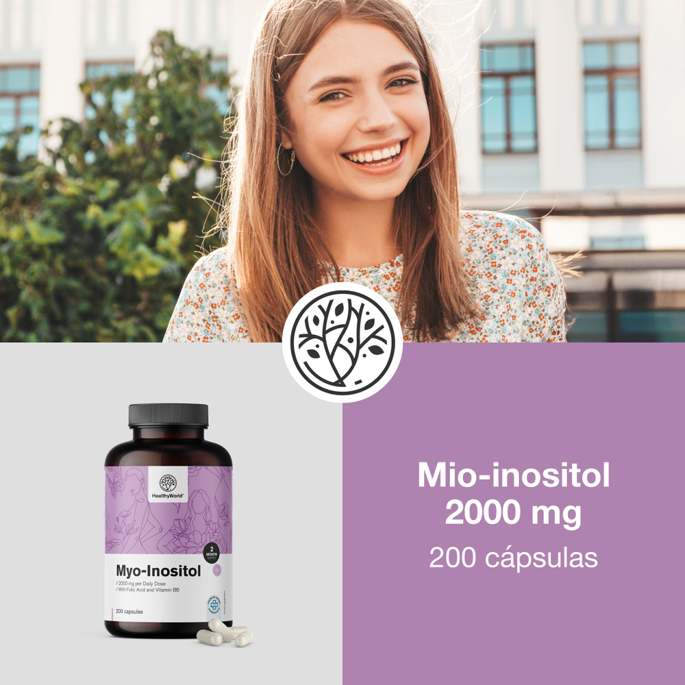 Mio-inositol 2000 mg, 200 cápsulas - FutuNatura.es