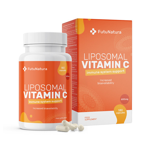 Vitamina C liposomal 1200 mg, 180 cápsulas - FutuNatura.es